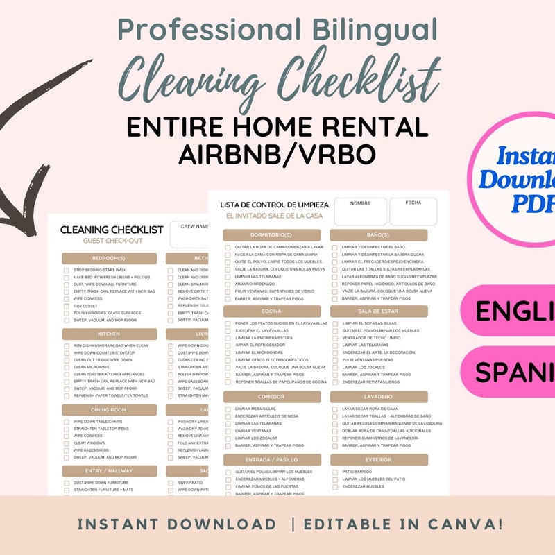 Airbnb Rental Spanish - Etsy