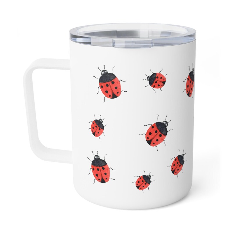 Ladybug Coffee Mug Customizable Mug Custom Lady Bug Mug Custom Mug Lady ...