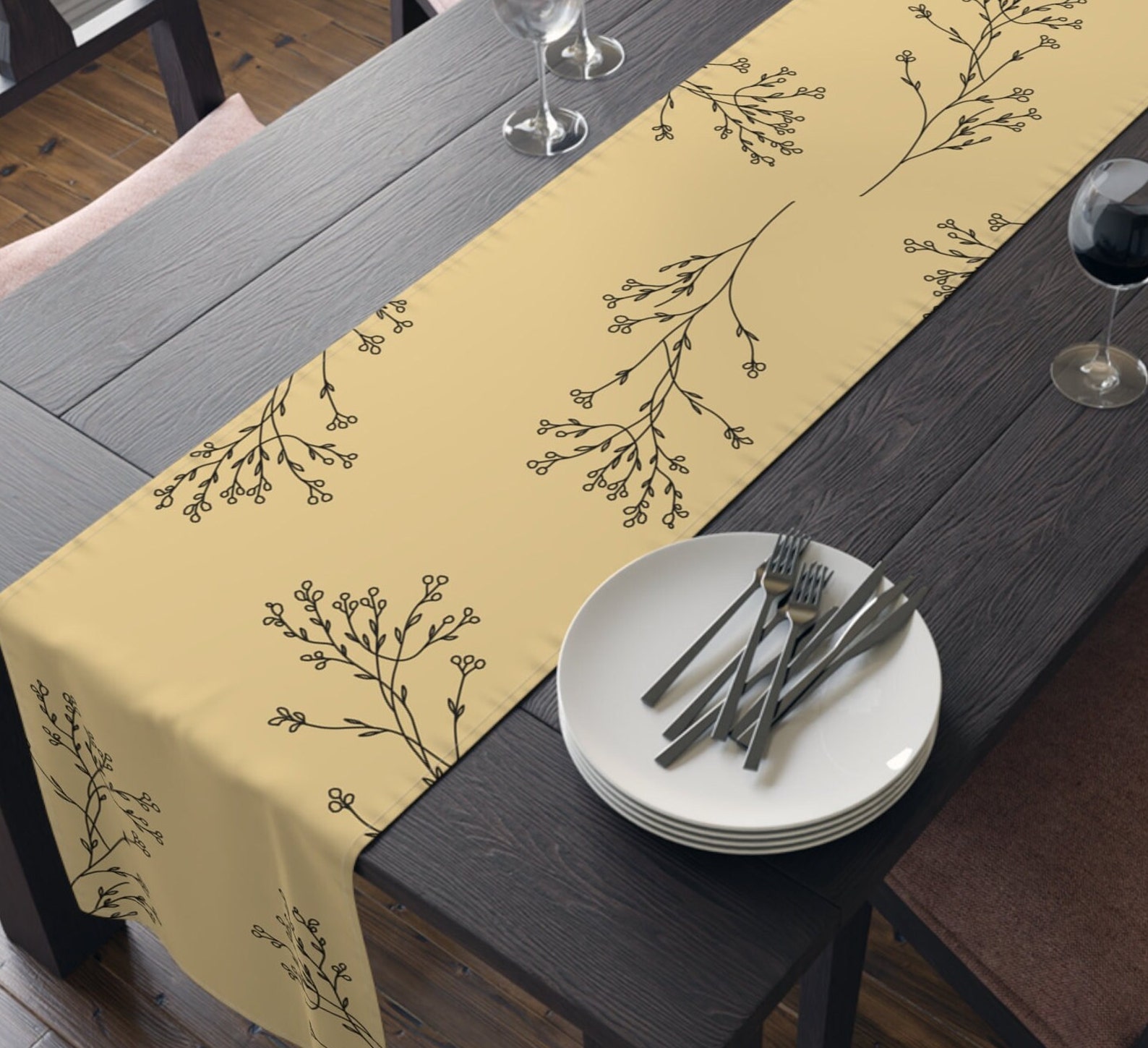 Custom Table Runner for Fall Thanksgiving Decor Table Setting Autumn ...