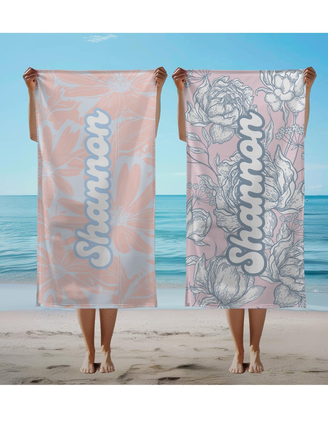Cute Beach Towel Best Friend Gifts Birthday Gift Summer Essentials ...