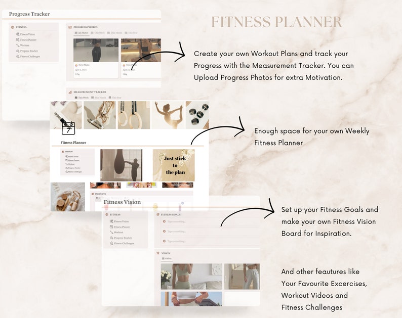 Life Planner Notion Template All in One Beige Dashboard Aesthetic That ...