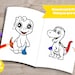 Dinosaur Kids Coloring Cards for Kids Printable Dinosaur Developer Kids ...