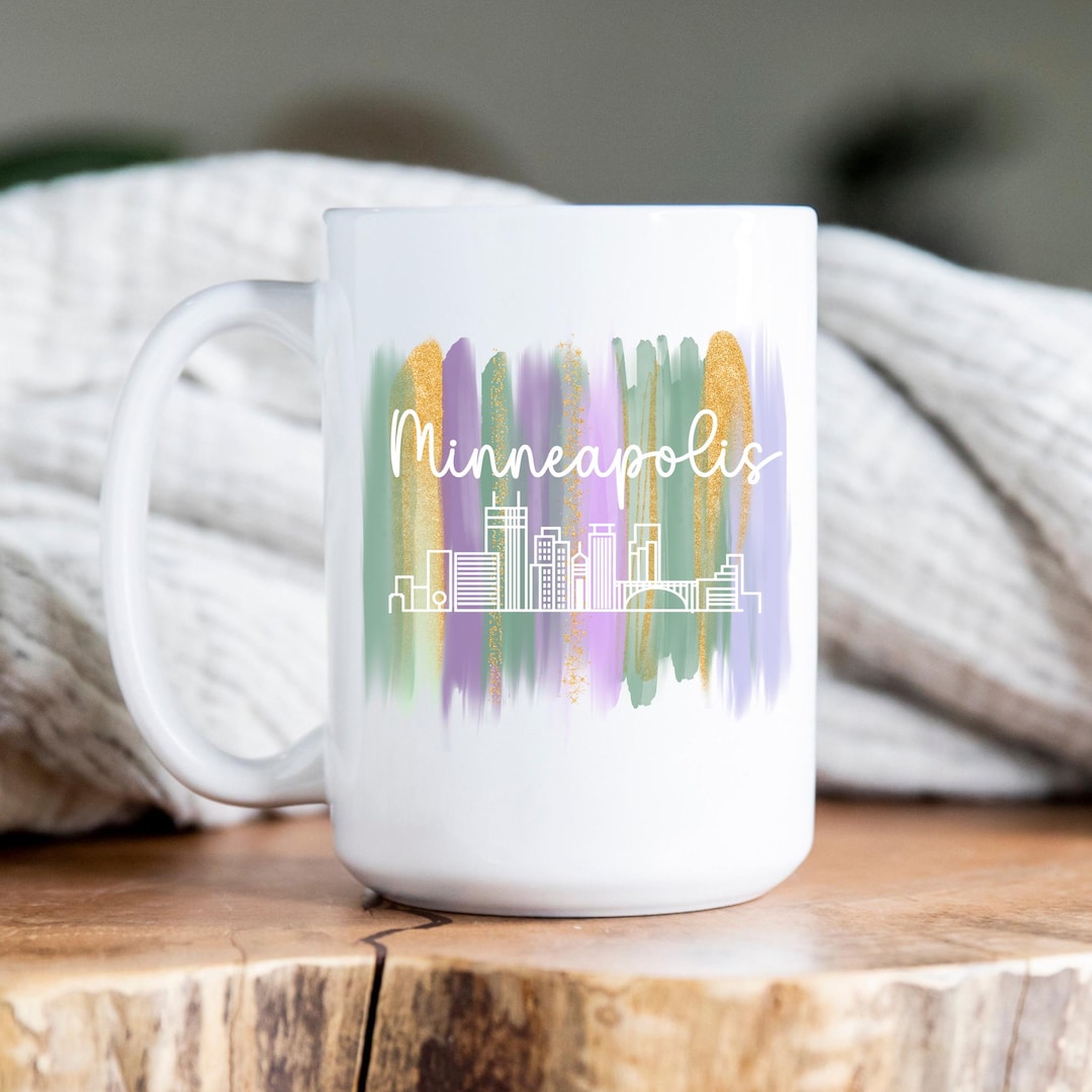 Minneapolis Mug, Minneapolis Skyline Coffee Mug, Twin Cities Mug ...
