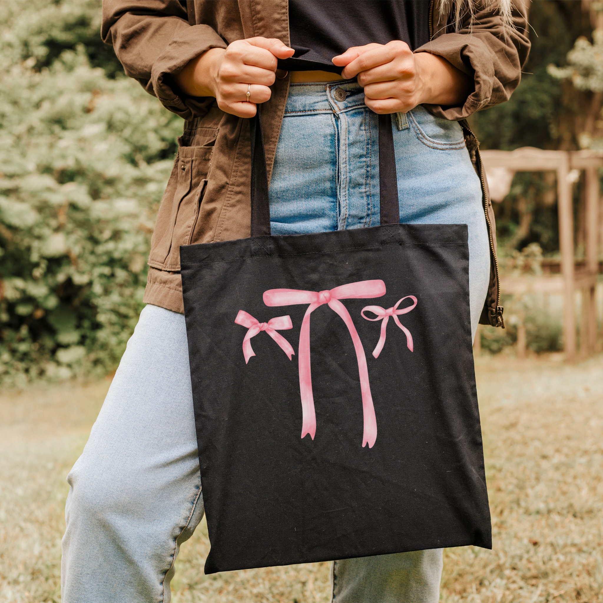 Coquette Tote Bag, Coquette Bag, Ballet Bag, Balletcore, Preppy Stuff ...