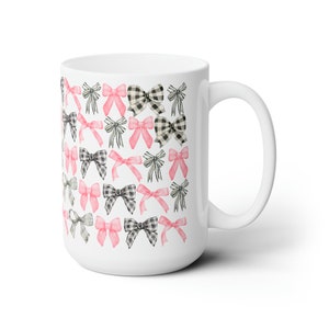 Coquette Mug, Bow Mug, Soft Girl Aesthetic, Ballet Core, Preppy Stuff ...