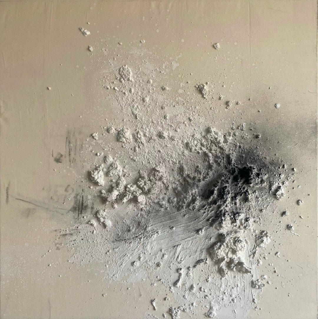 Large Textured Painting, Original Handmade Painting,modern Minimalist ...