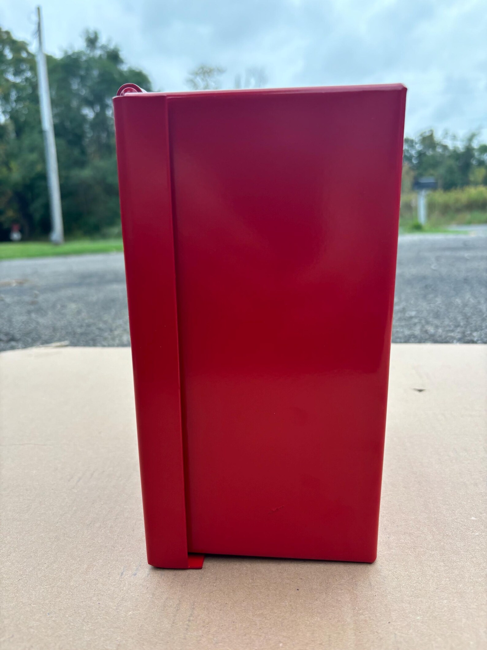 Small Red Metal Honor Box: Roadside Stand Payment Safe - Etsy