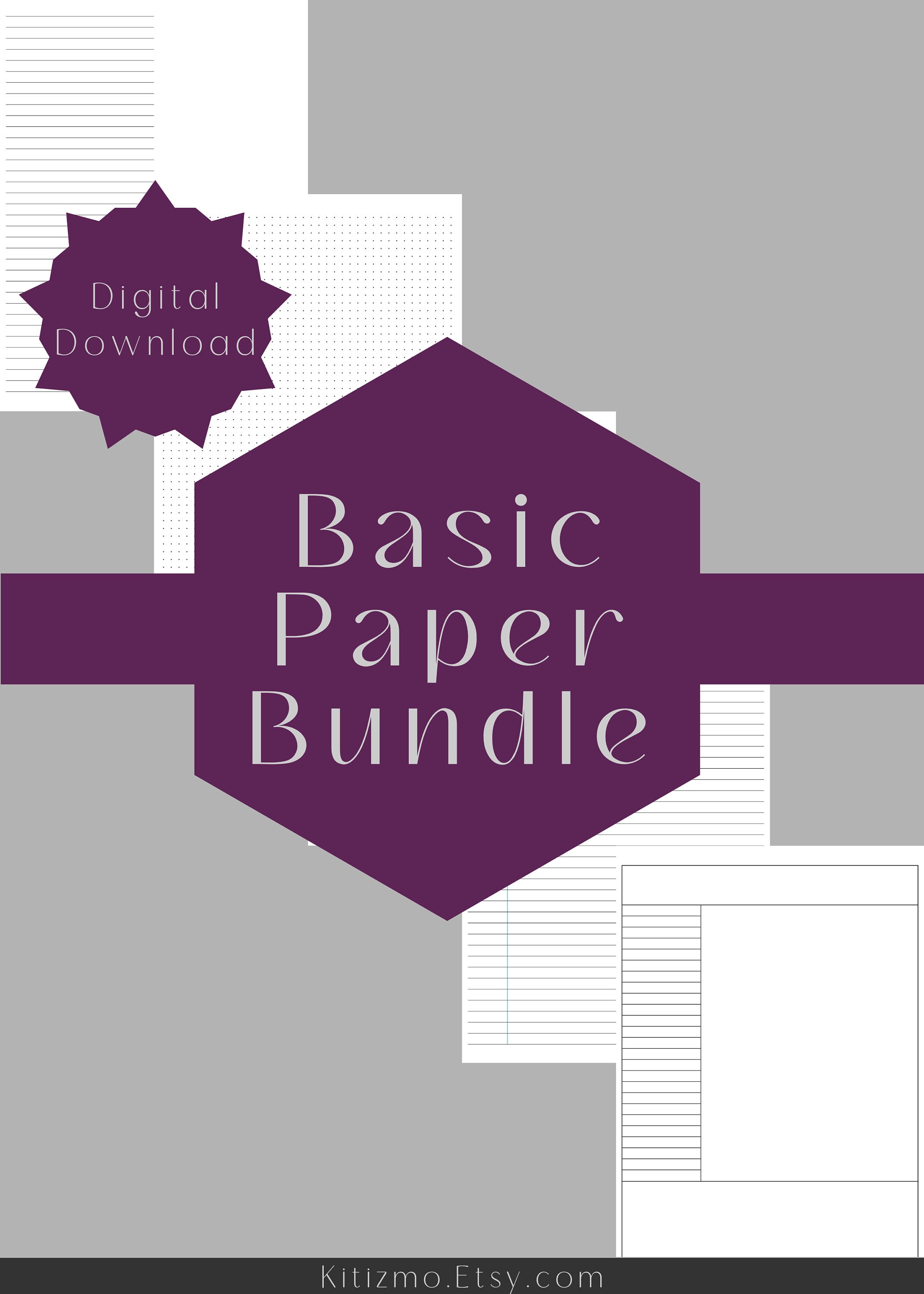 Basic Paper Bundle - Etsy
