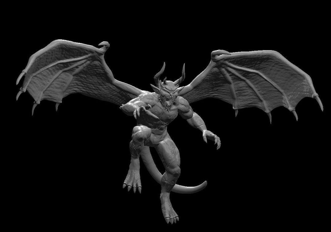 Gargoyle Flying - Etsy