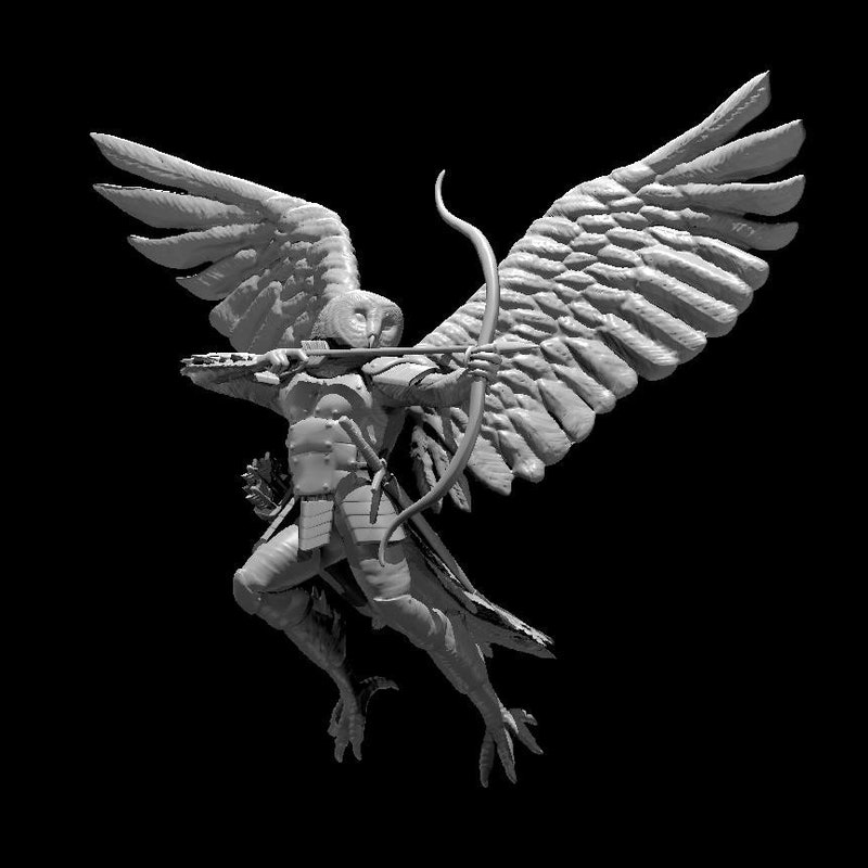 Owlin Miniature - Etsy