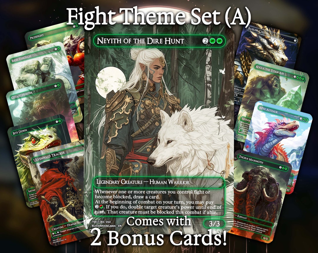 Fight Theme Set A Custom MTG Cards, Premium MTG Cards, Proxy Cards ...