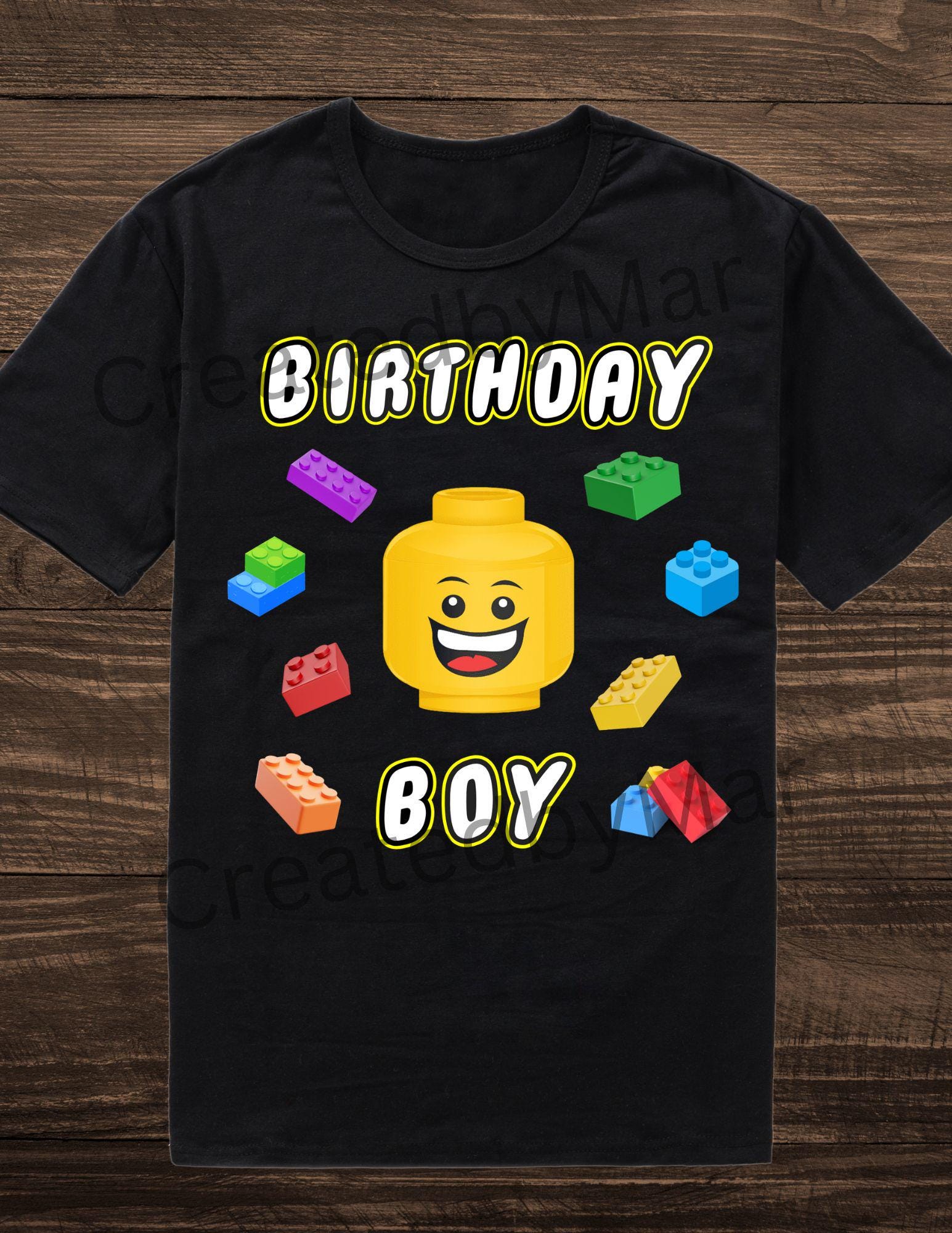 Lego Birthday Boy PNG - Etsy