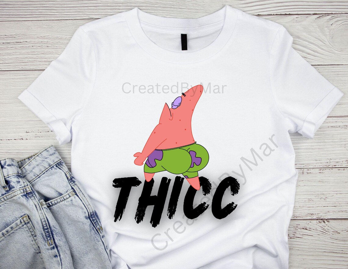 THICC Patrick PNG - Etsy