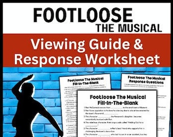 Hairspray the Musical: Fill in the Blank Viewing Guide & Response ...