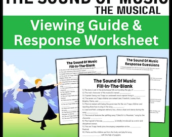 The Wizard of Oz Musical: Fill in the Blank Viewing Guide & Response ...