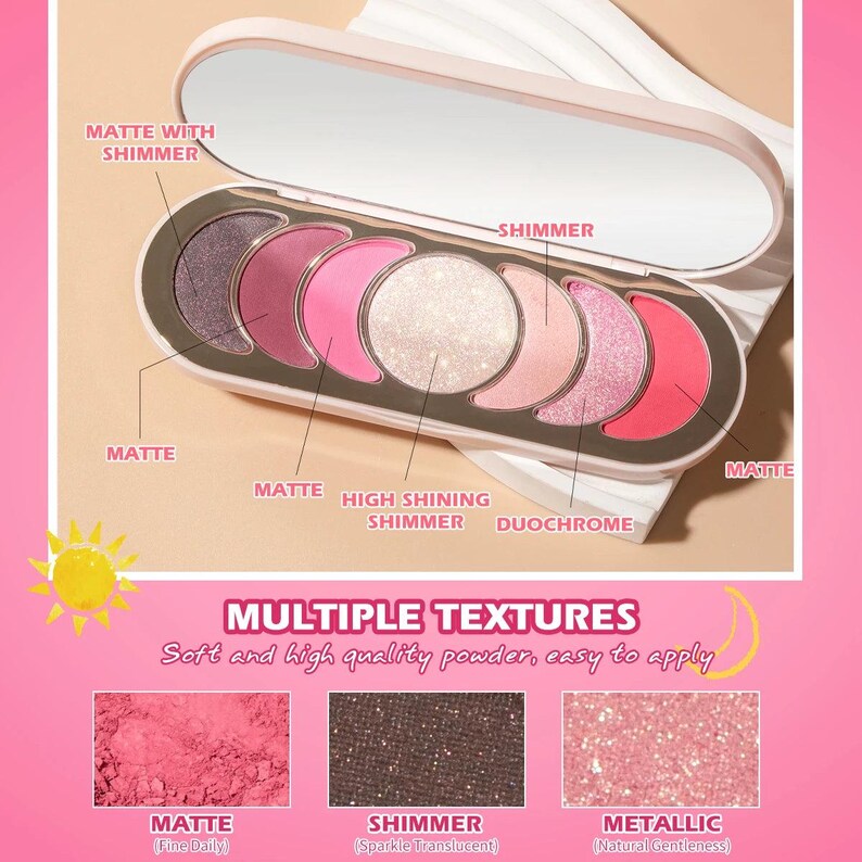 Ultra-luxe Talc-free Pink Romantic Eyeshadow Holiday Sultry Stunning ...