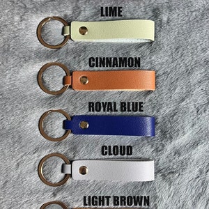 Personalized Leather University Logo Keychain: Alumni Gift - Etsy