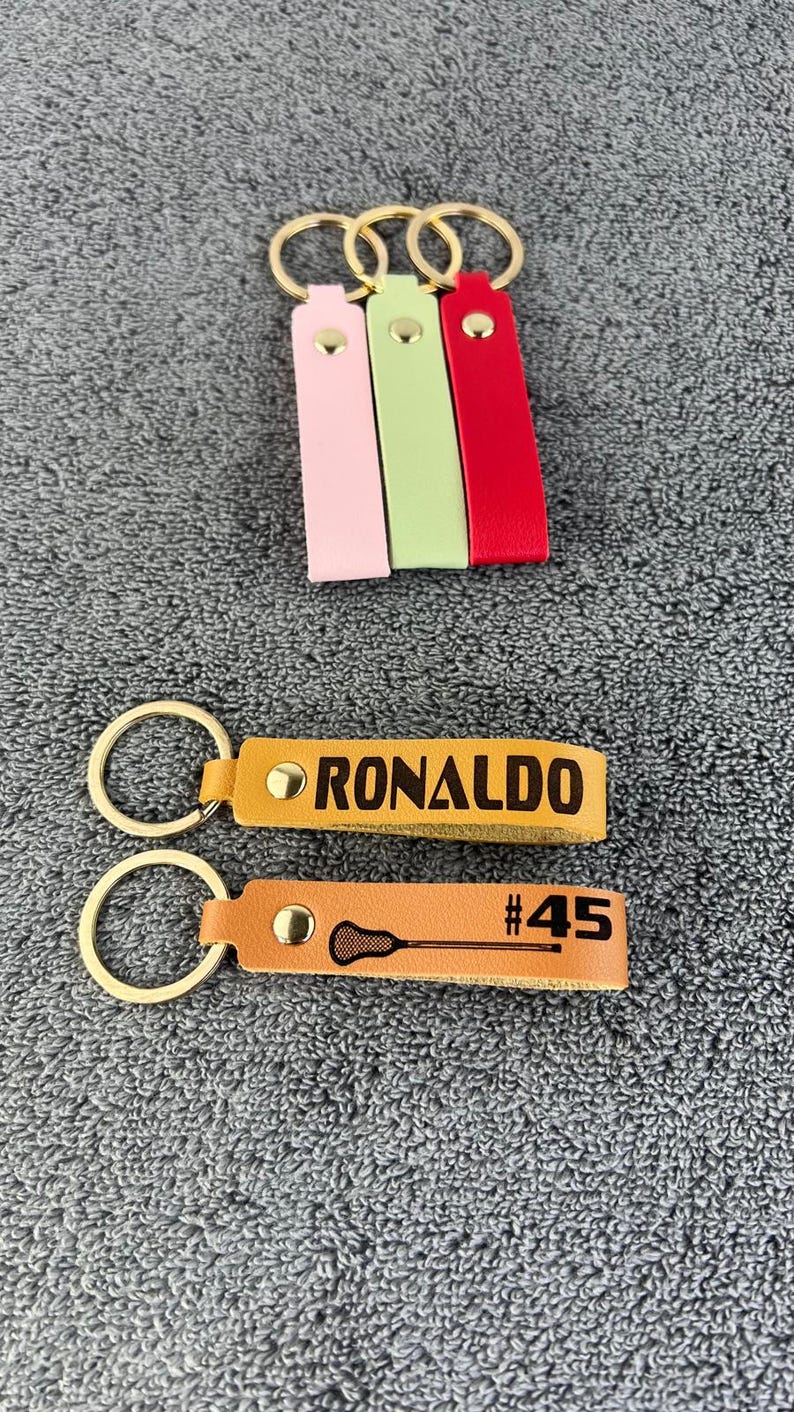 Personalized Lacrosse Team Keychain – Custom School Logo Engraved ...