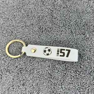 Personalized Leather Soccer Keychain: Team Logo Design - Etsy