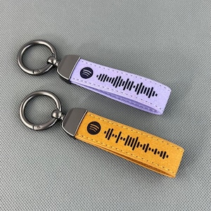 Custom Song Barcode Keychain: Personalized Music Gift - Etsy
