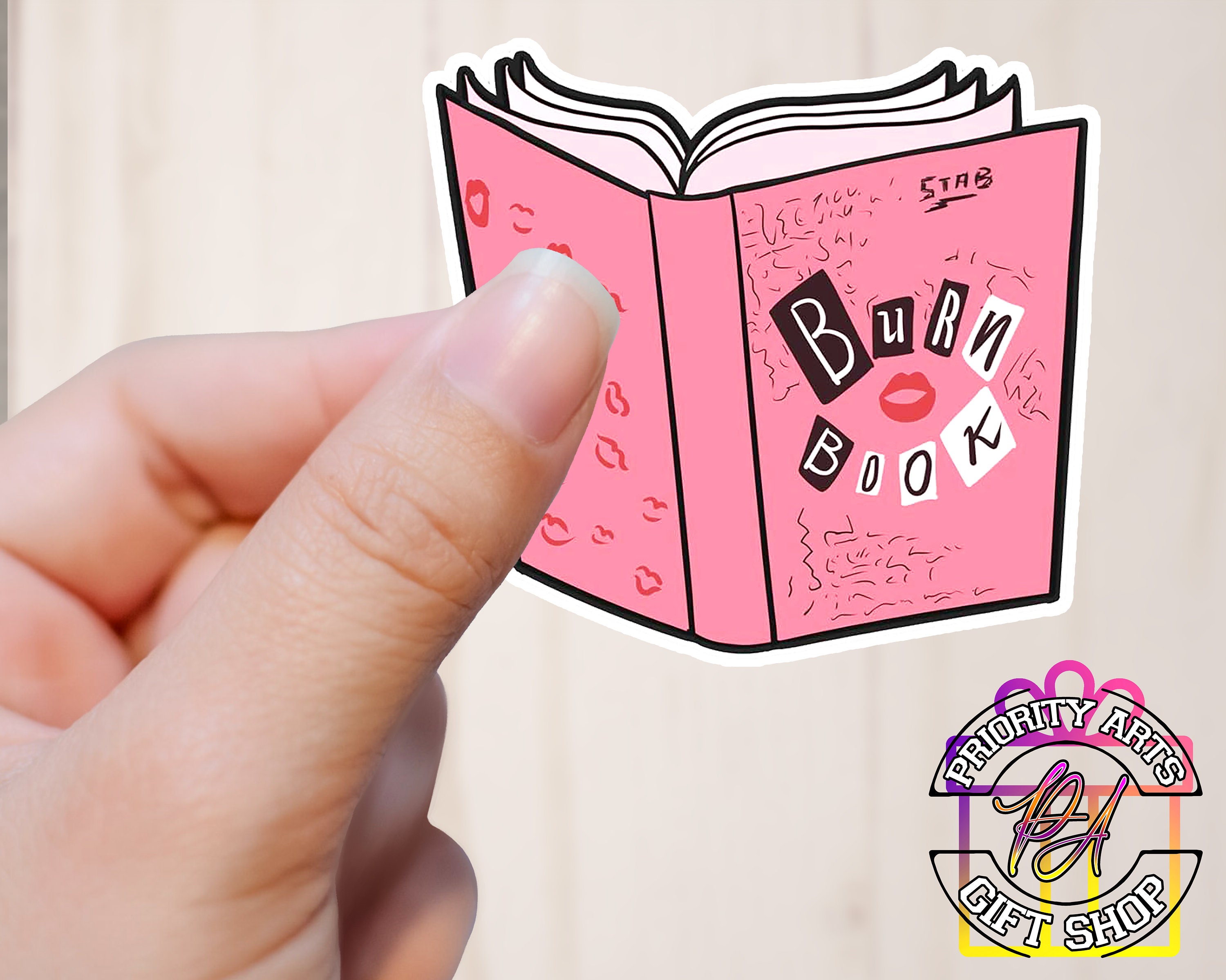 Mean Girls Sticker Set | Mean Girls Party, Mean Girls Gift, Book Worm ...