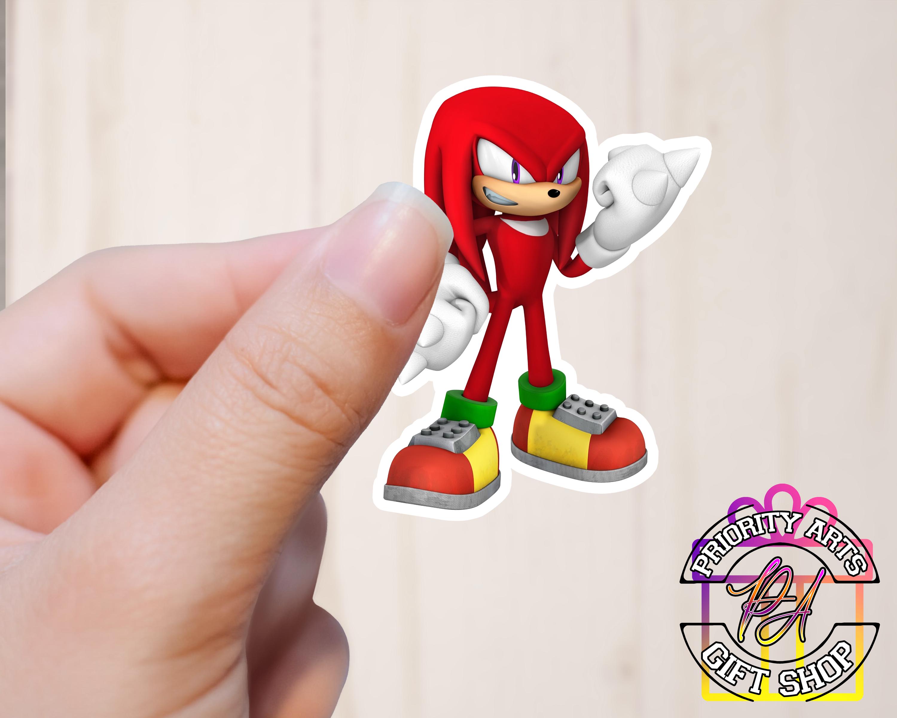 Knuckles Sonic Stickers, Knuckles Stickers, Stickers, Sticker Shop ...