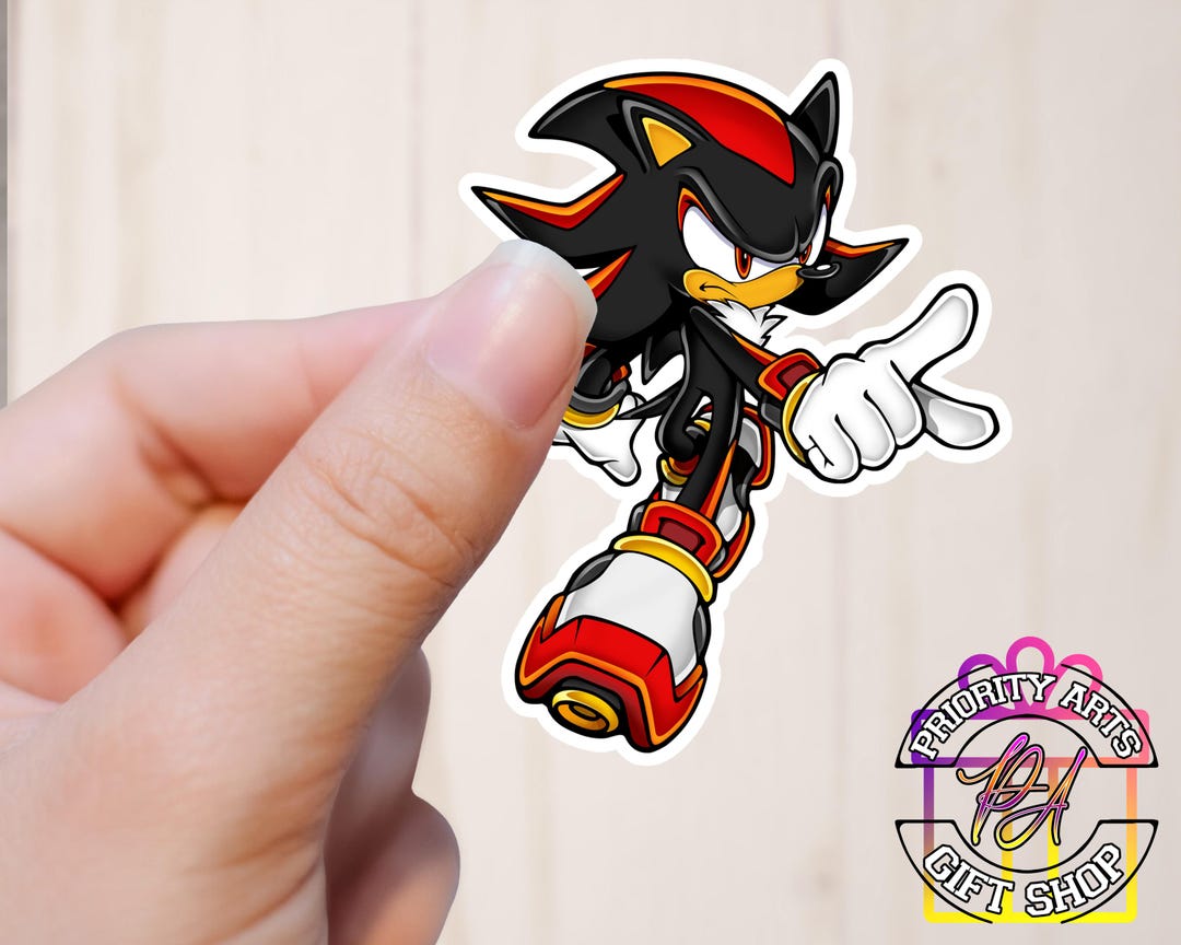 Shadow Sonic Stickers, Knuckles Stickers, Stickers, Sticker Shop ...