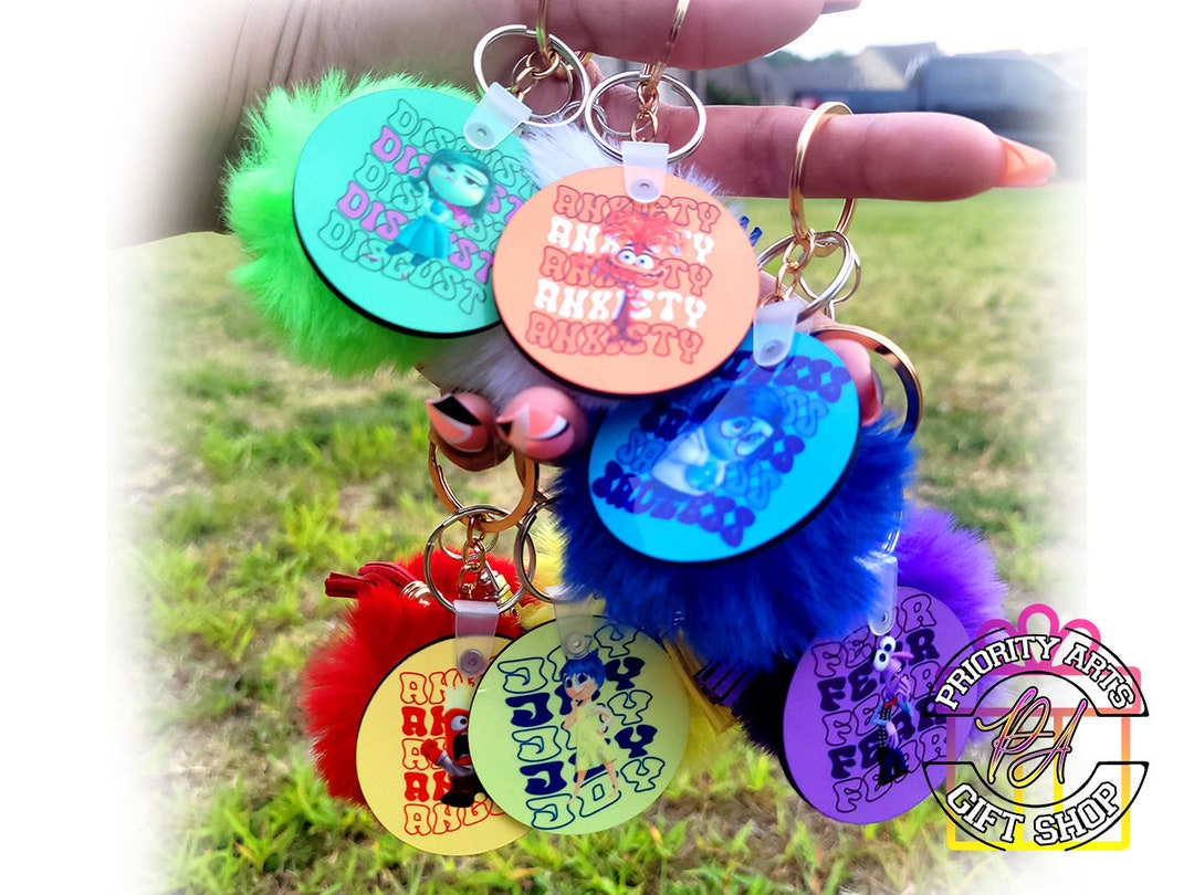 Inside Out Keychains, School Bag Chains, Back to School Chains, Inside ...