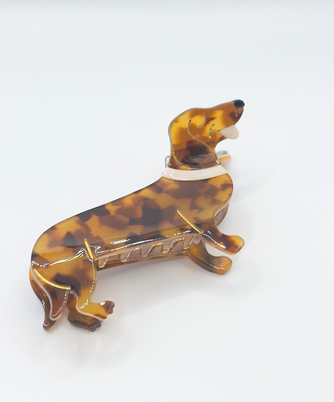 Weiner Dog Dashhound Acrylic Hair Clip Claw Mom Boutique Gift Womens - Etsy