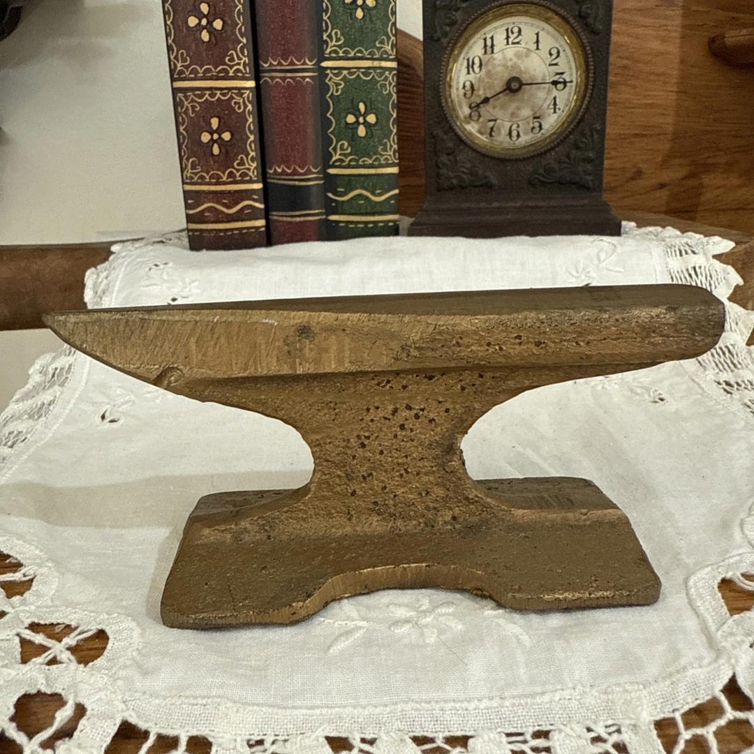 VTG Handmade Steel 5.5” Anvil 1 Lb 10 Oz Blacksmith Jewelers Watchmaker ...