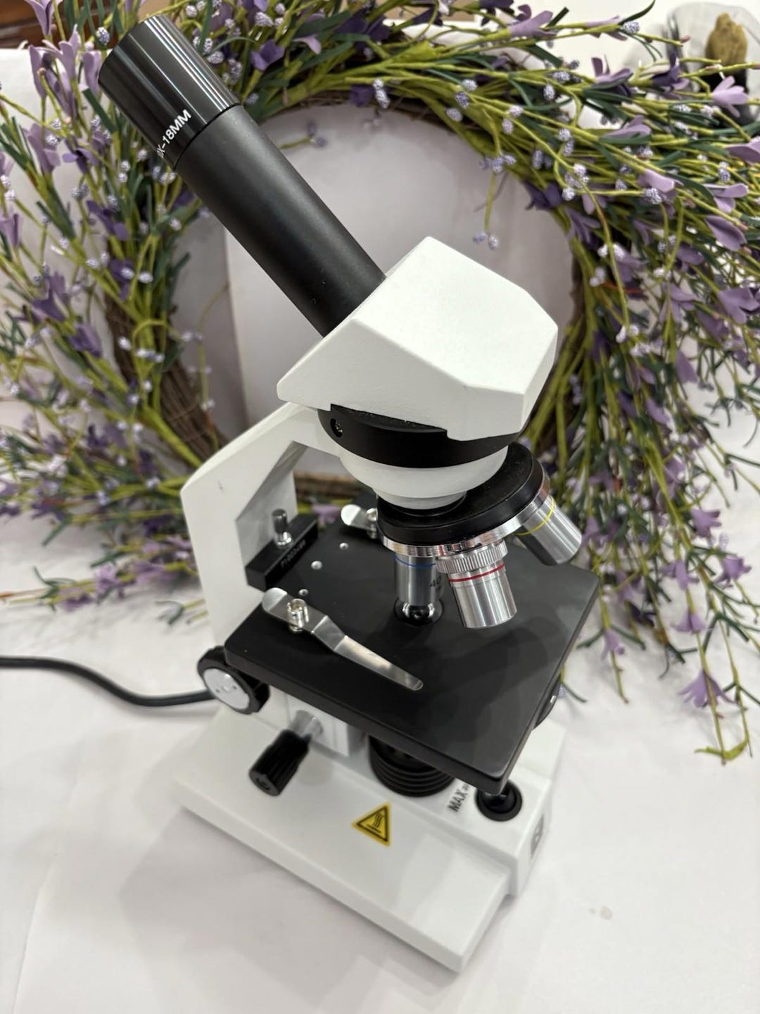 National Optical Model 131 Monocular Compound Microscope 4x, 10x, 40x ...