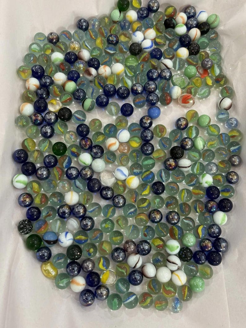 Vintage Marbles in A Jar, Hazel Atlas EZ Seal - Etsy