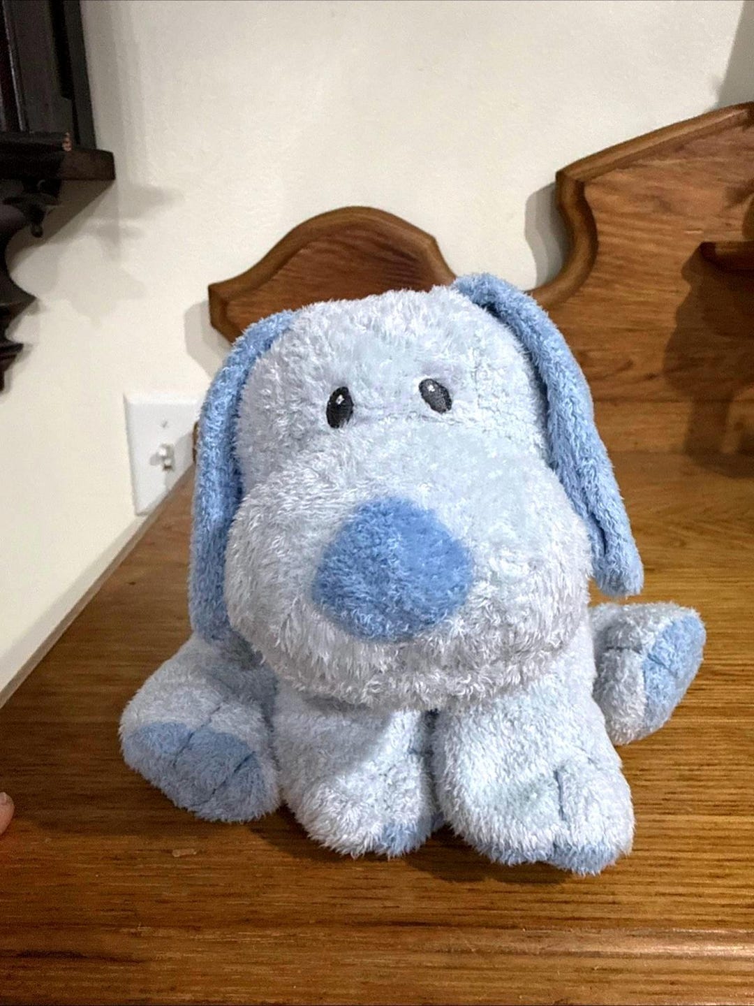 Ty Pluffies 2006 Blue Baby Whiffer Puppy Dog 9" Stuffed Animal Toy ...