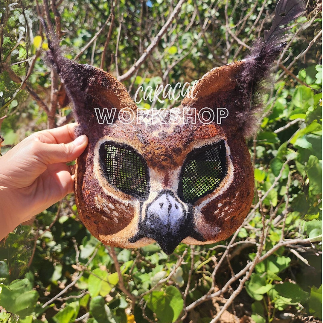 Eurasian Eagle-owl Mask for Therians and Furries - Unique Quadrobics ...