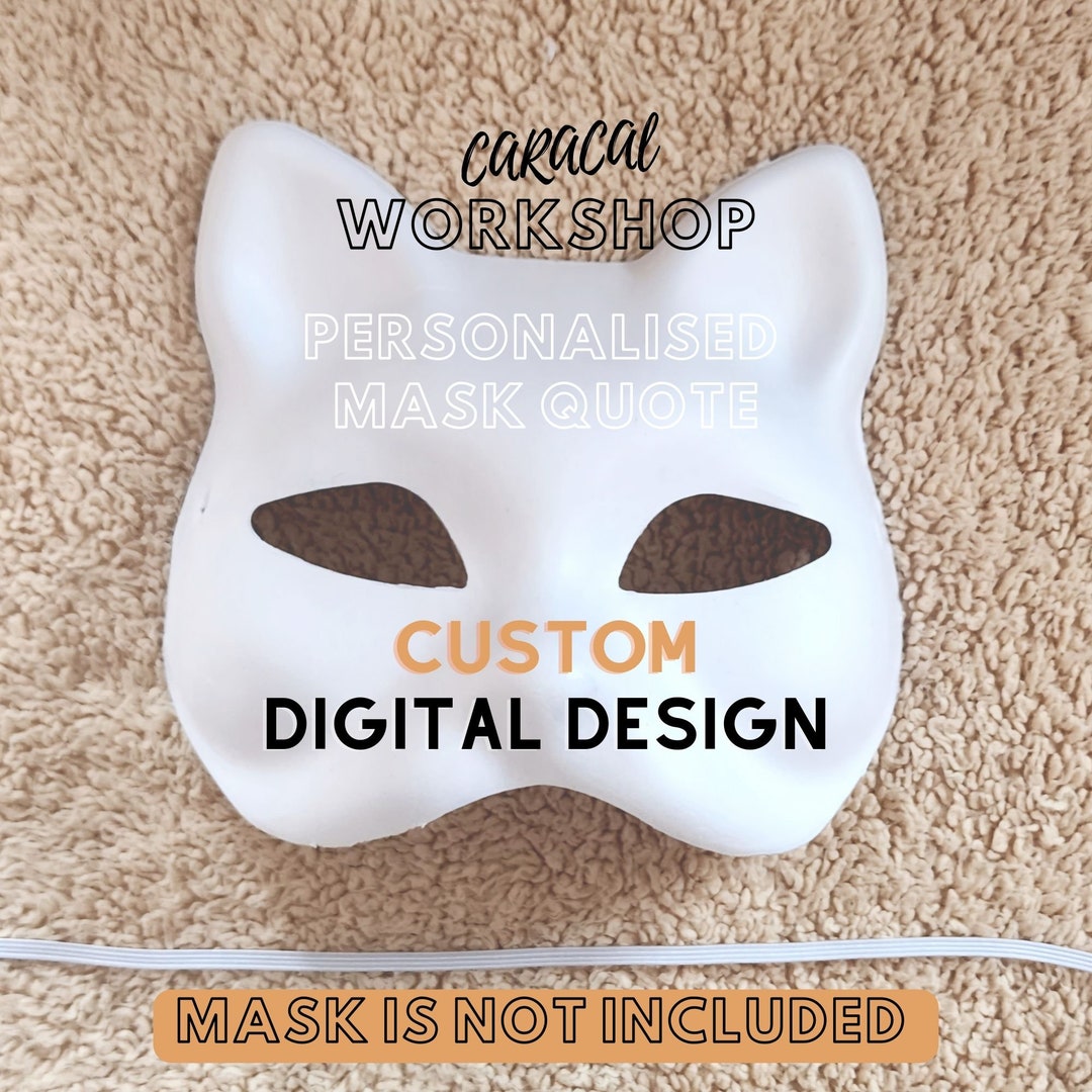 Personal Customised Listing With Digital Mask Design + Reference Sheet ...