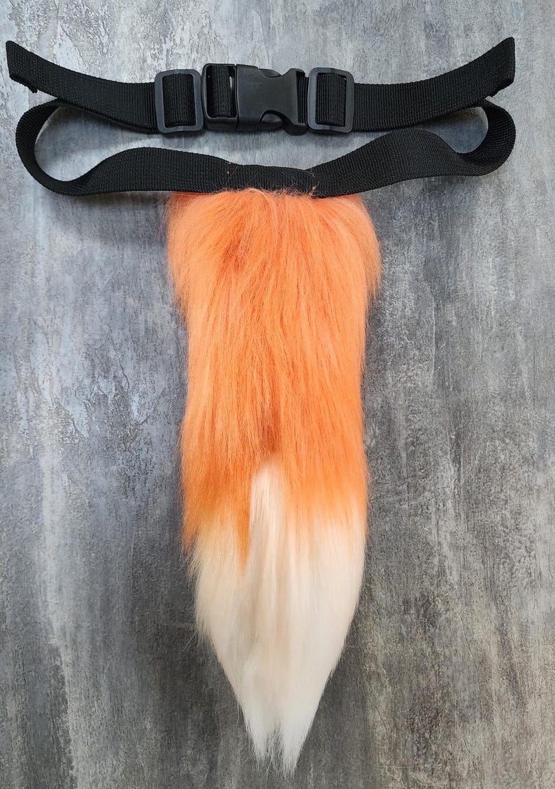 Fantastic Mr Fox Red Fox Fur Mask and Tail - Cartoon Character - Unique ...
