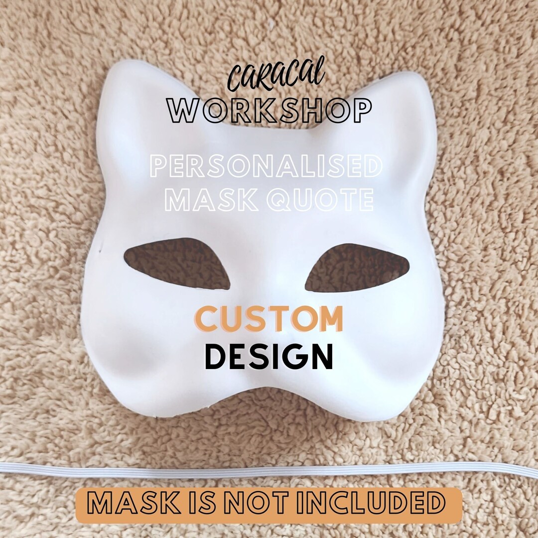 Personalised Mask Design Custom Mask Commission Quote ONLY Do Not Buy ...