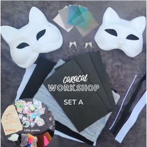 DIY KIT - Therian Mask Set - Design Your Own Mask - Ready to Ship! - Etsy