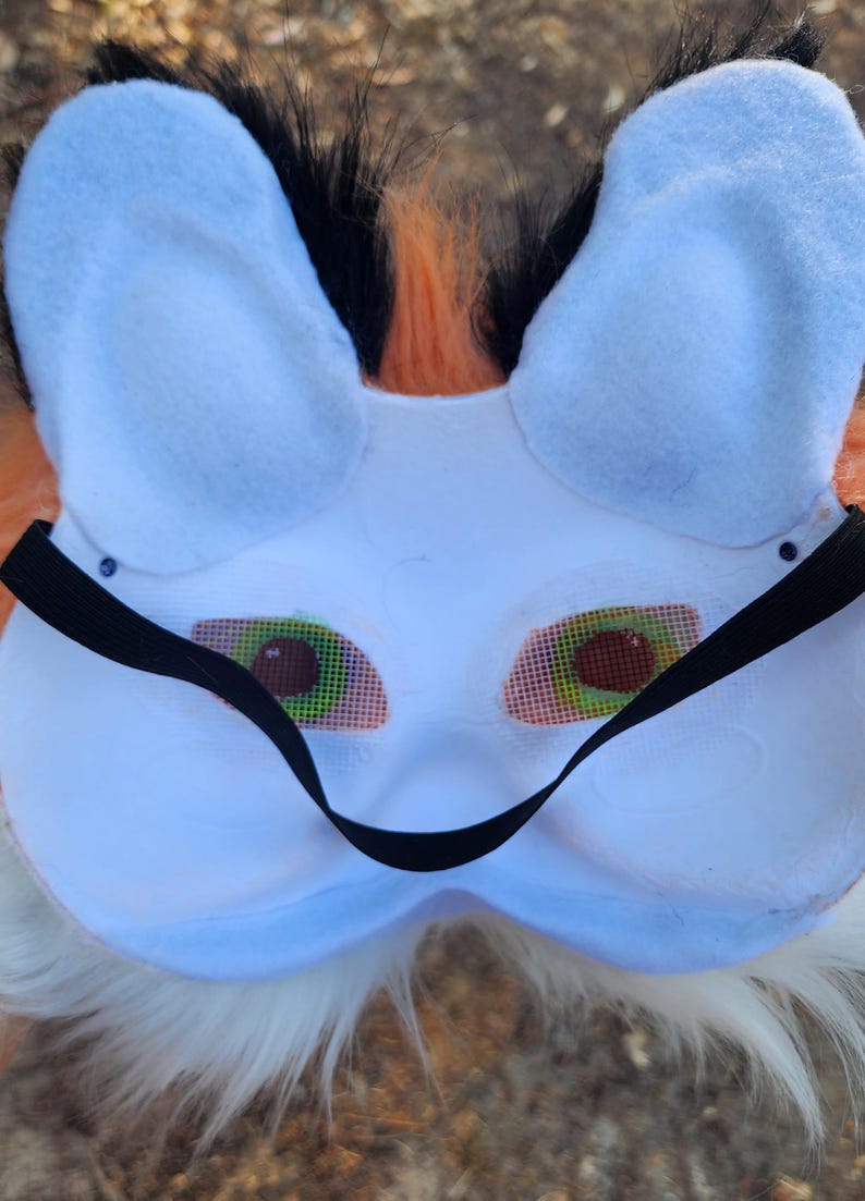 Fantastic Mr Fox Red Fox Fur Mask and Tail - Cartoon Character - Unique ...