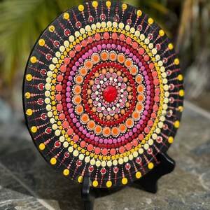 Gorgeous Hand Painted 8 Inch Dot Mandala Wall Art - Etsy