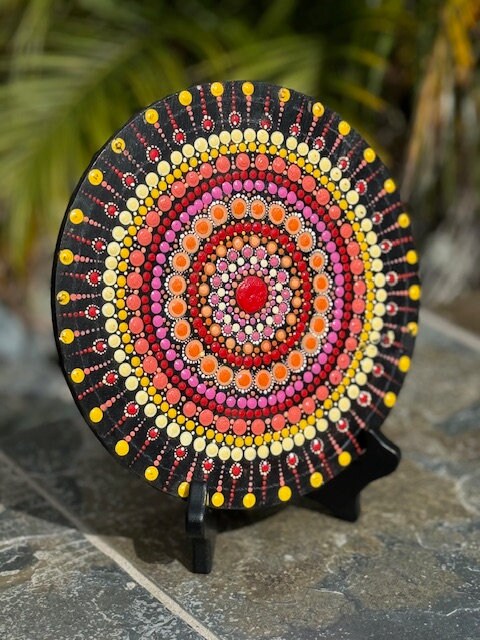 Gorgeous Hand Painted 8 Inch Dot Mandala Wall Art - Etsy