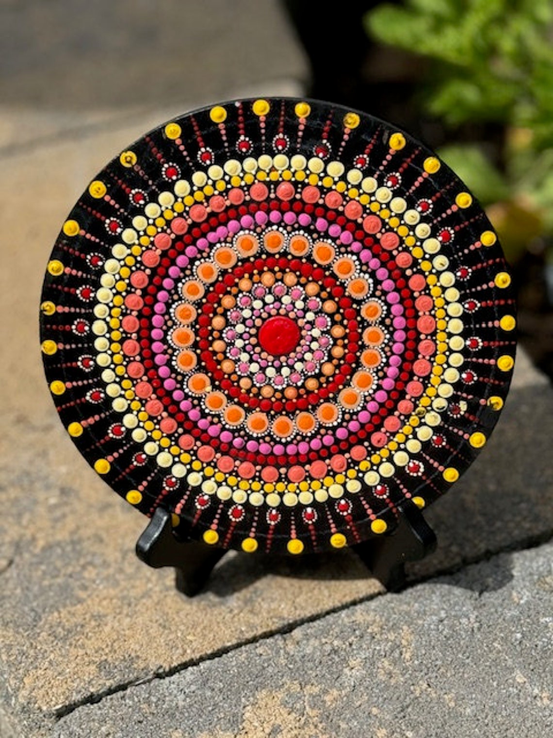 Gorgeous Hand Painted 8 Inch Dot Mandala Wall Art - Etsy