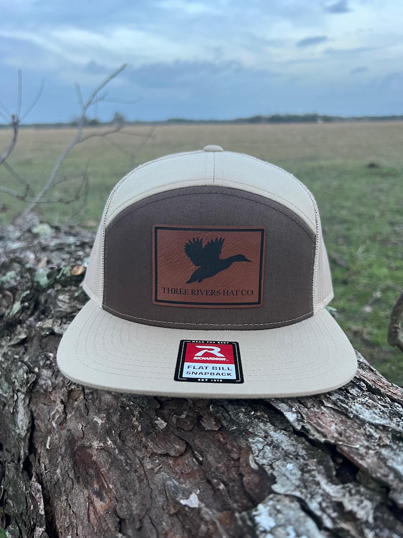 Duck Silhouette - Flatbill Snapback Hat - Richardson 168 - Etsy