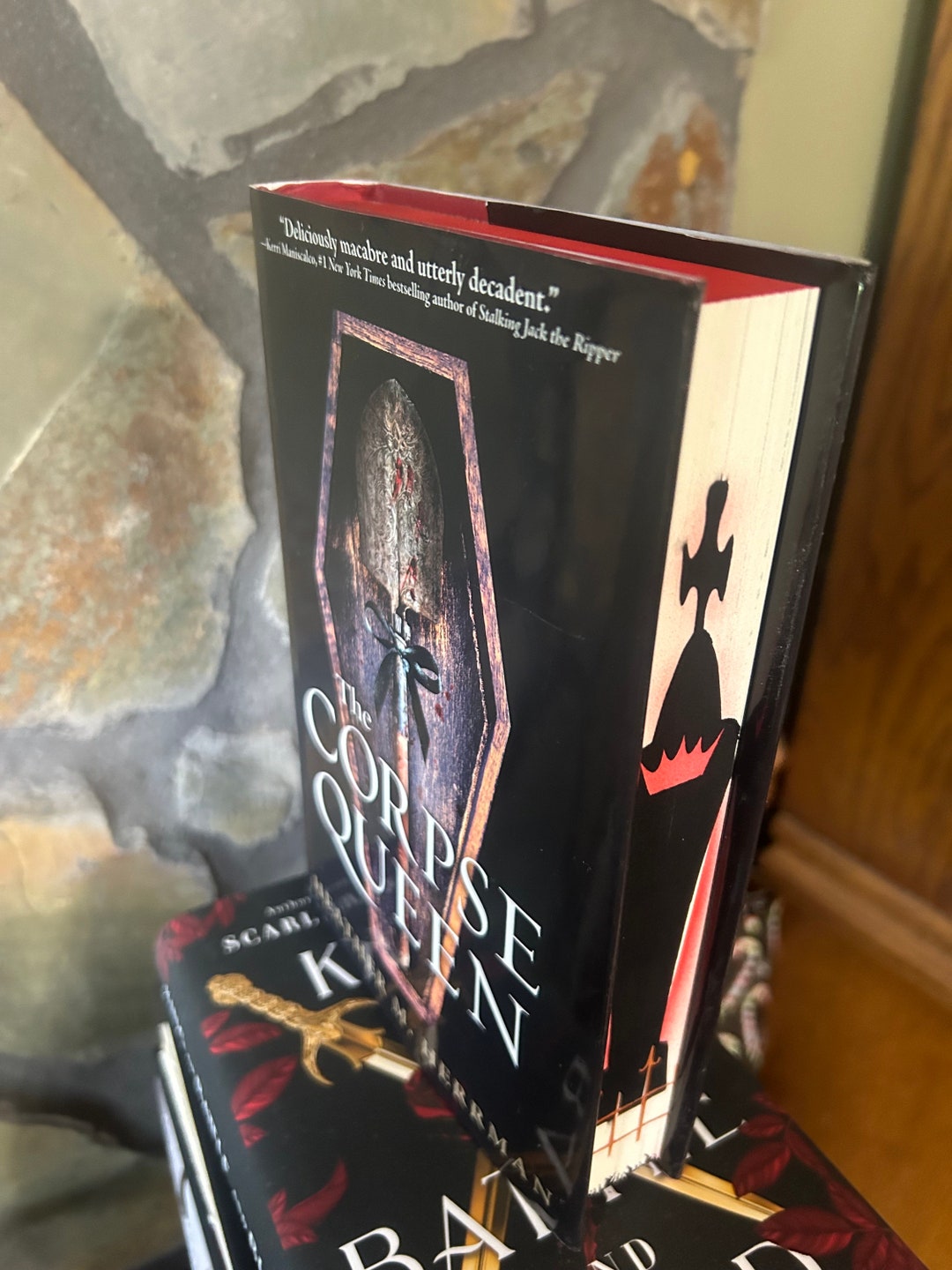 Painted Book Edge the Corpse Queen Novelty Novel Package - Etsy