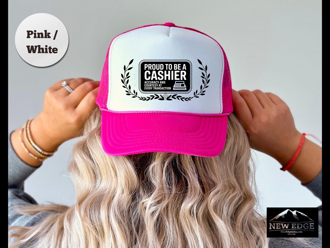 Proud Cashier Trucker Hat – Retail Employee Gift - Etsy