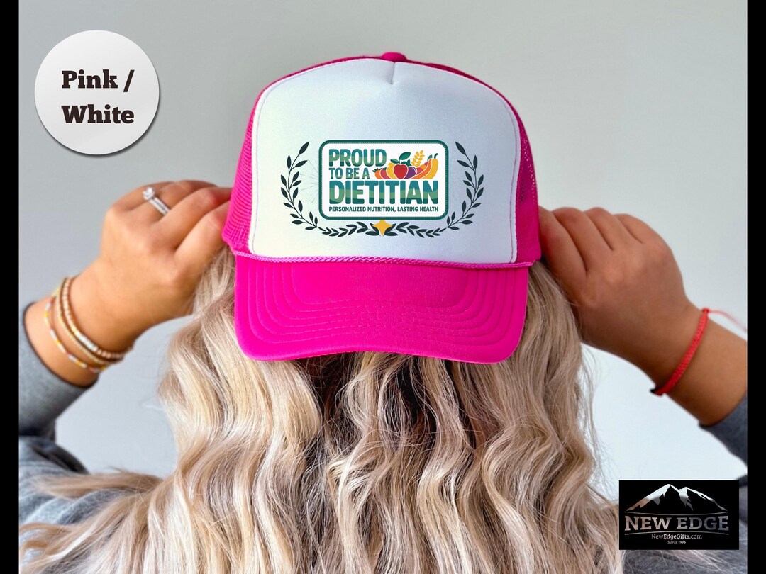 Dietitian Trucker Hat: Personalized Nutrition, Lasting Health - Etsy