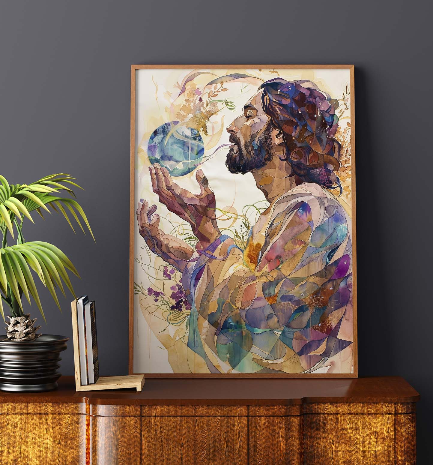 DIGITAL - Speaking Creation | Jesus Christ | Christian Wall Art ...