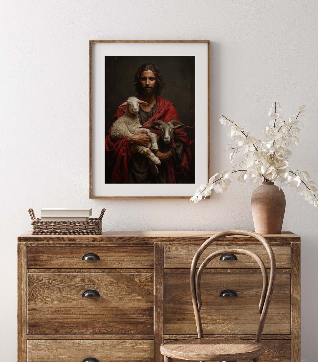 DIGITAL - Mercy and Justice | Jesus Christ | Christian Wall Art ...