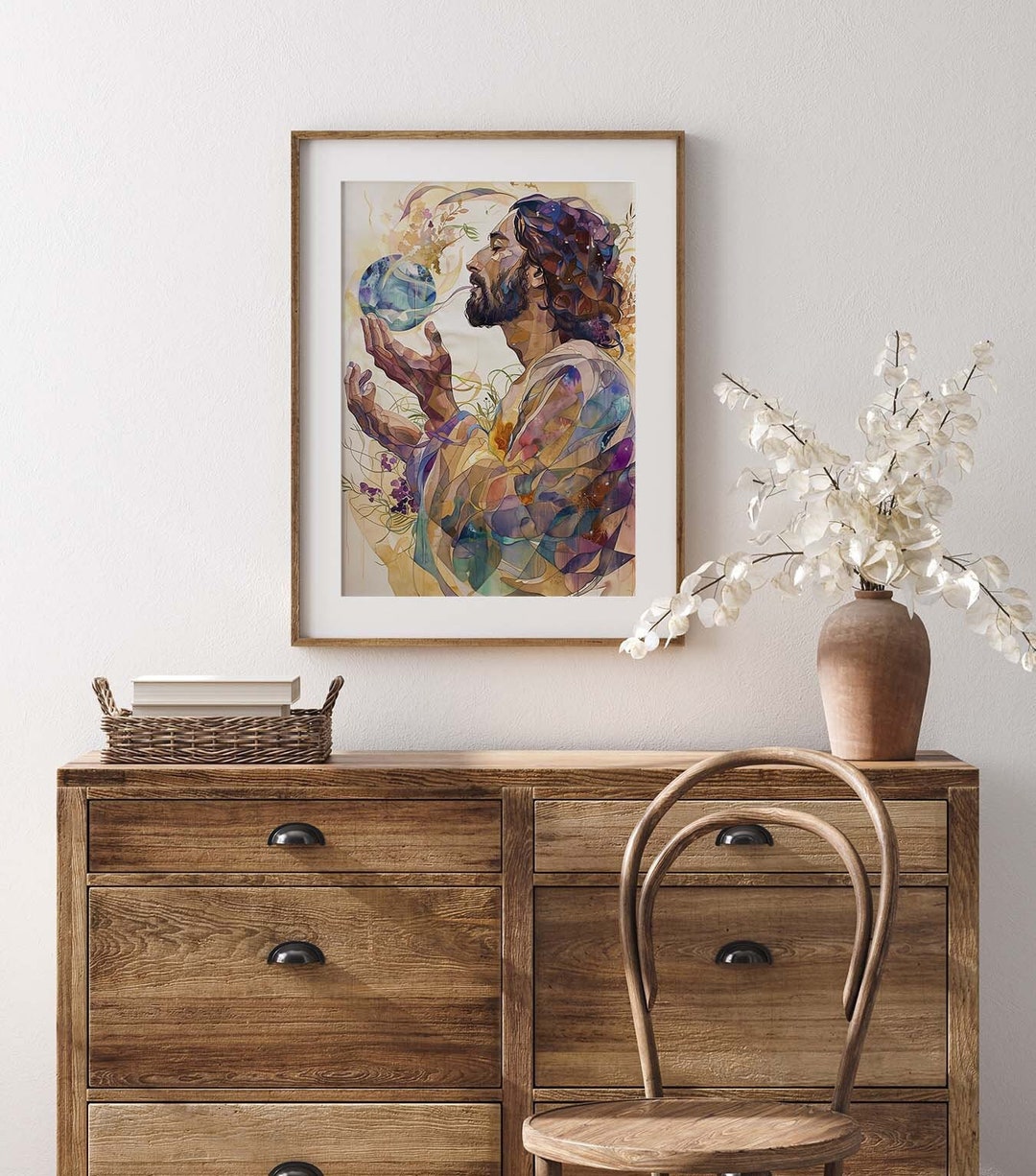 DIGITAL - Speaking Creation | Jesus Christ | Christian Wall Art ...