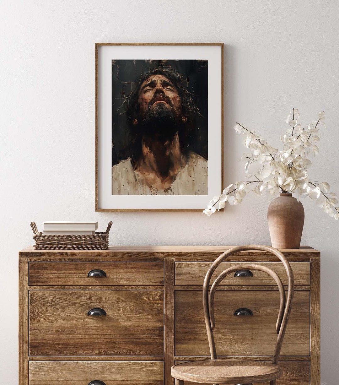 DIGITAL - Man of Grief | Jesus Christ | Christian Wall Art | Religious ...